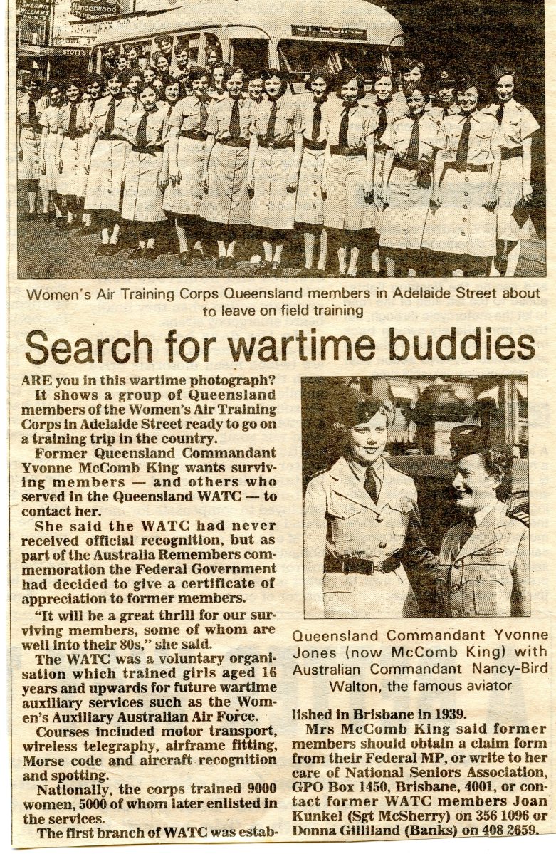 Volunteer Air Observer Corps – Family history across the seas